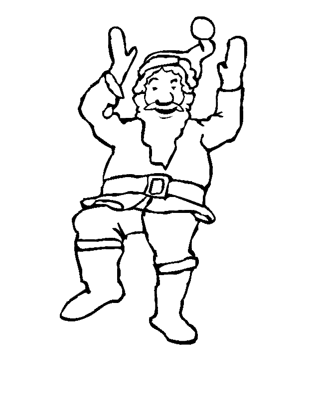 Coloring Page - Christmas man coloring pages 19