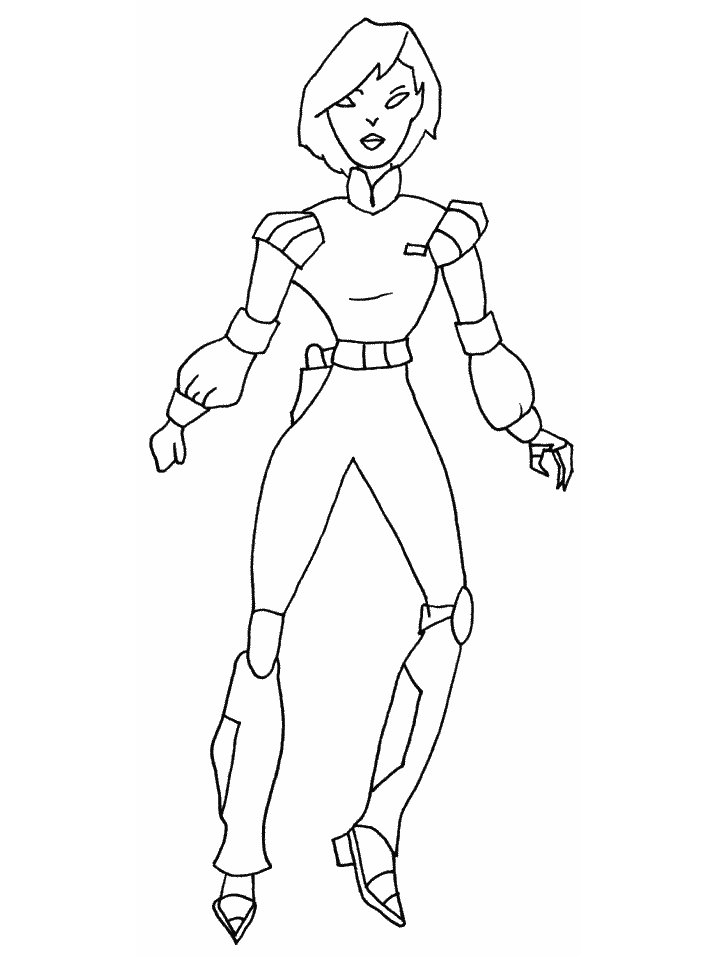Coloring Page - Alien coloring pages 1