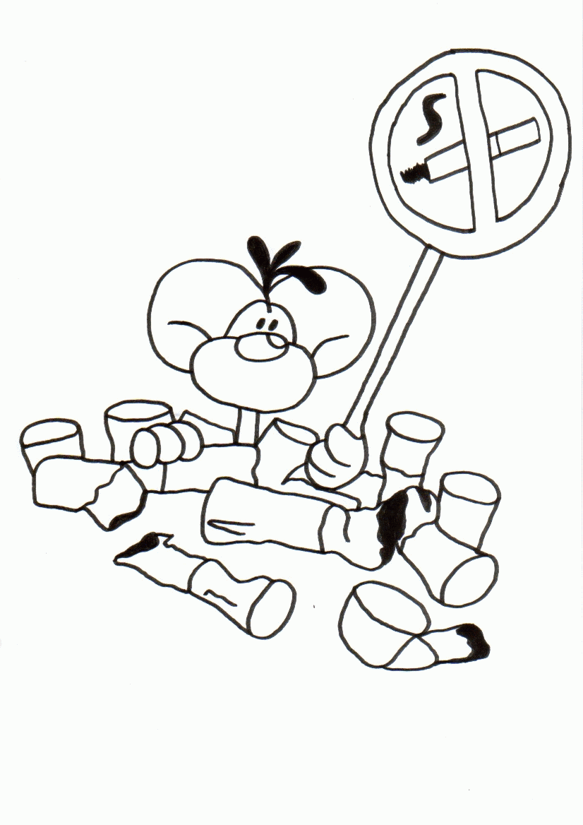 Coloring Page - Diddl coloring pages 137