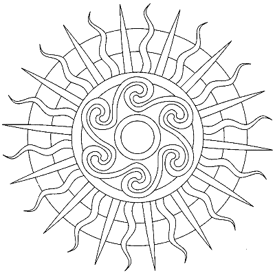 Coloring Page - Mandala coloring pages 27