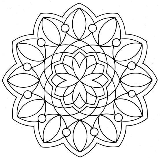 Coloring Page - Mandala coloring pages 32