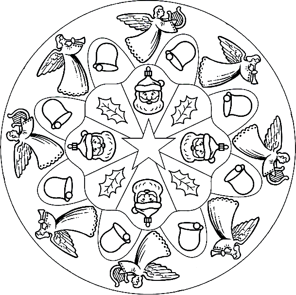 Coloring Page - Mandala coloring pages 45