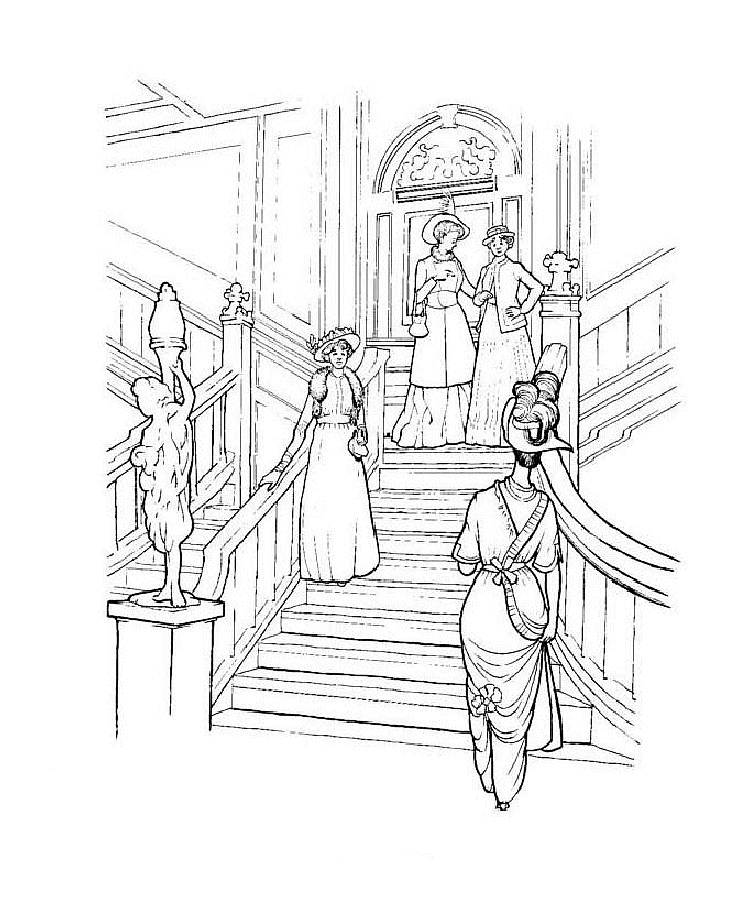 Coloring Page - Titanic coloring pages 1