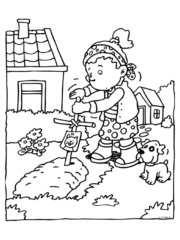 Coloring Page - Funeral coloring pages 14