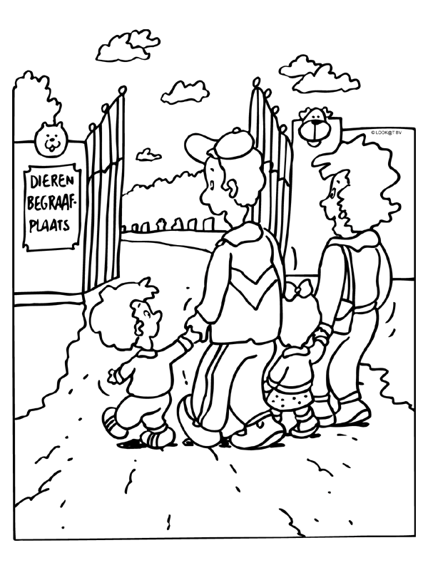 Coloring Page - Funeral coloring pages 17