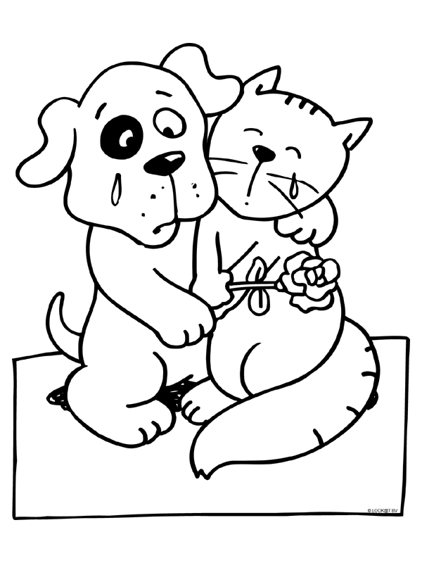 Coloring Page - Funeral coloring pages 4