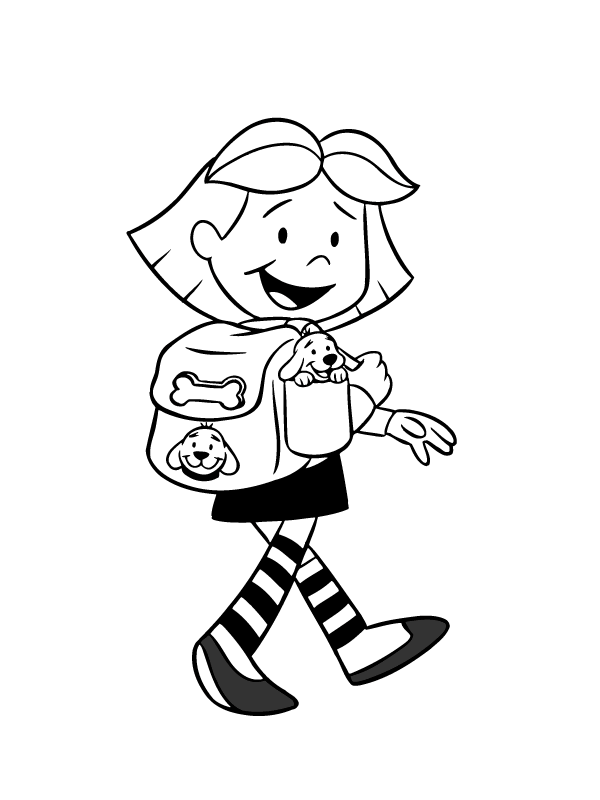 Coloring Page - Clifford coloring pages 25