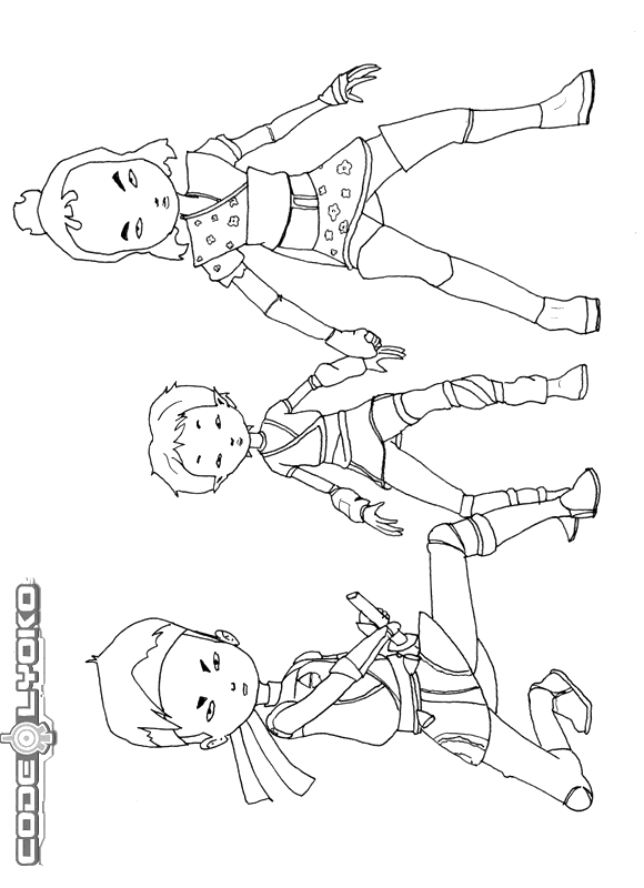 Coloring Page - Code lyoko coloring pages 10