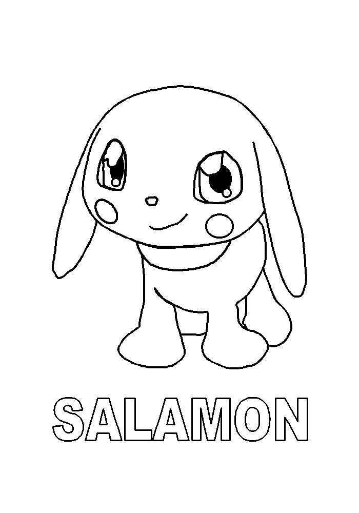 Coloring Page - Digimon coloring pages 13