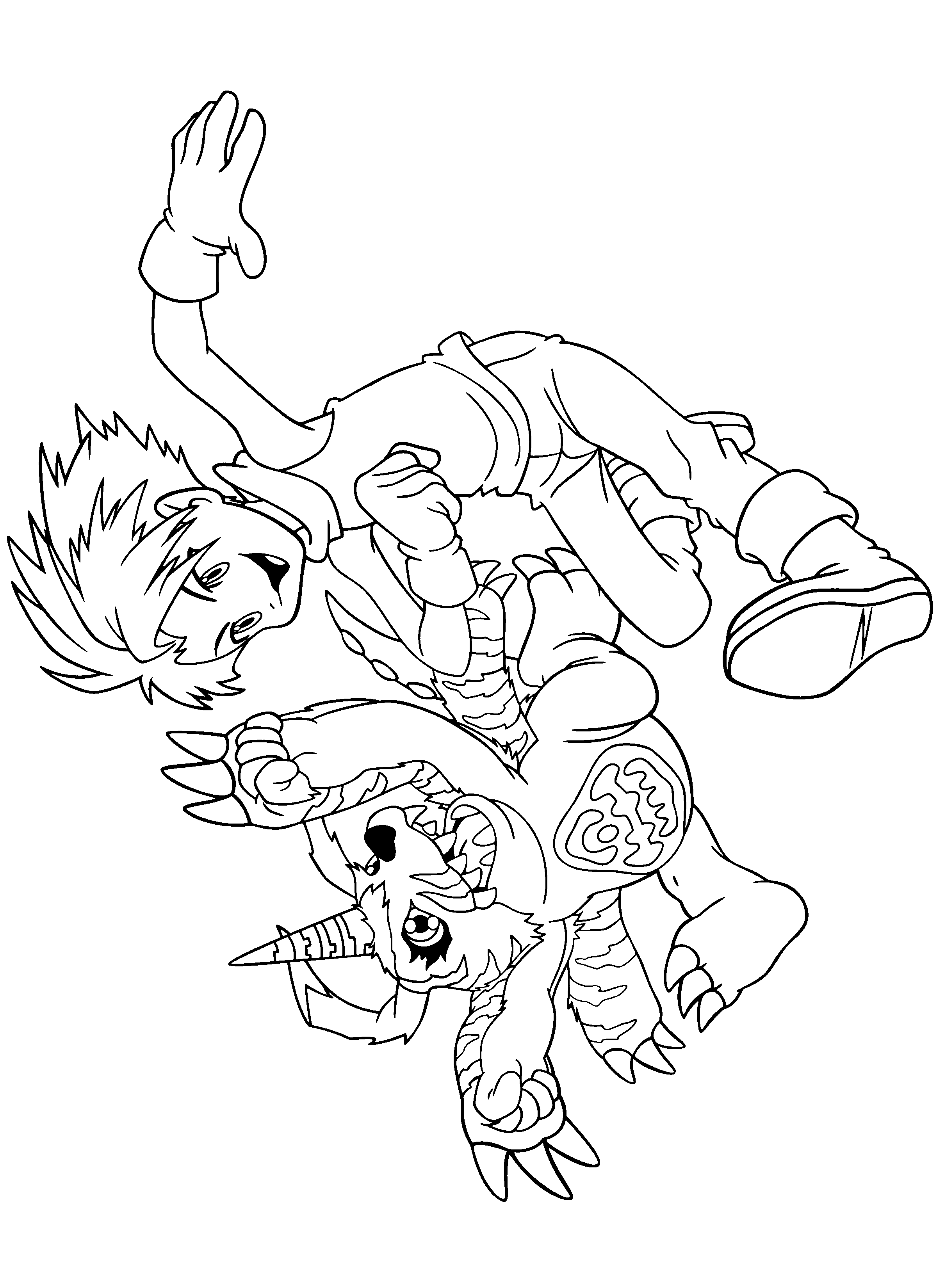 Coloring Page - Digimon coloring pages 187
