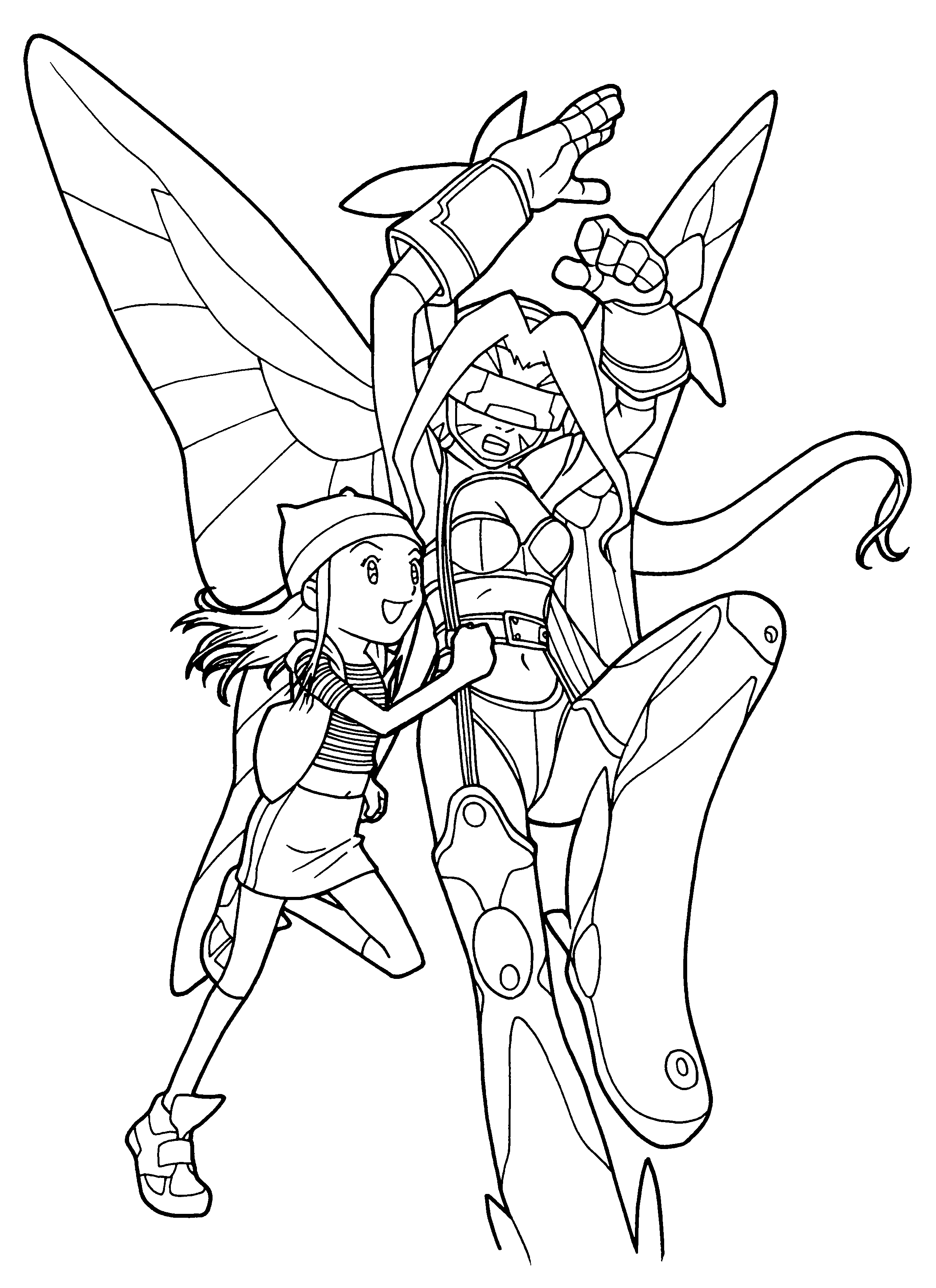 Coloring Page - Digimon coloring pages 71
