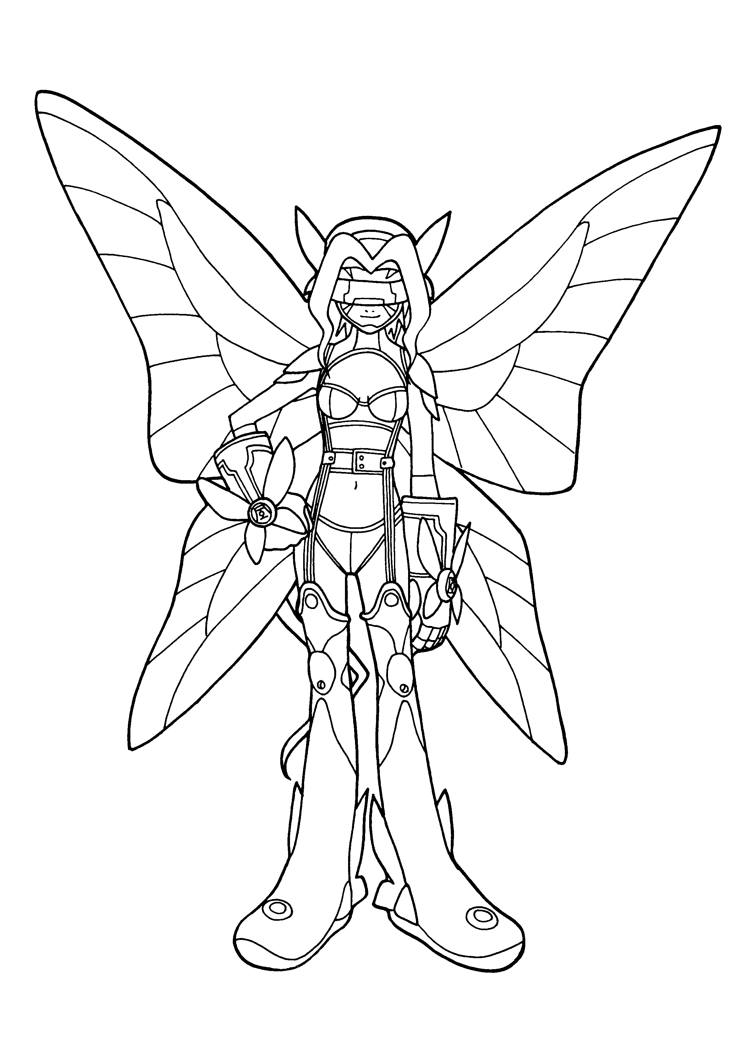Coloring Page - Digimon coloring pages 81