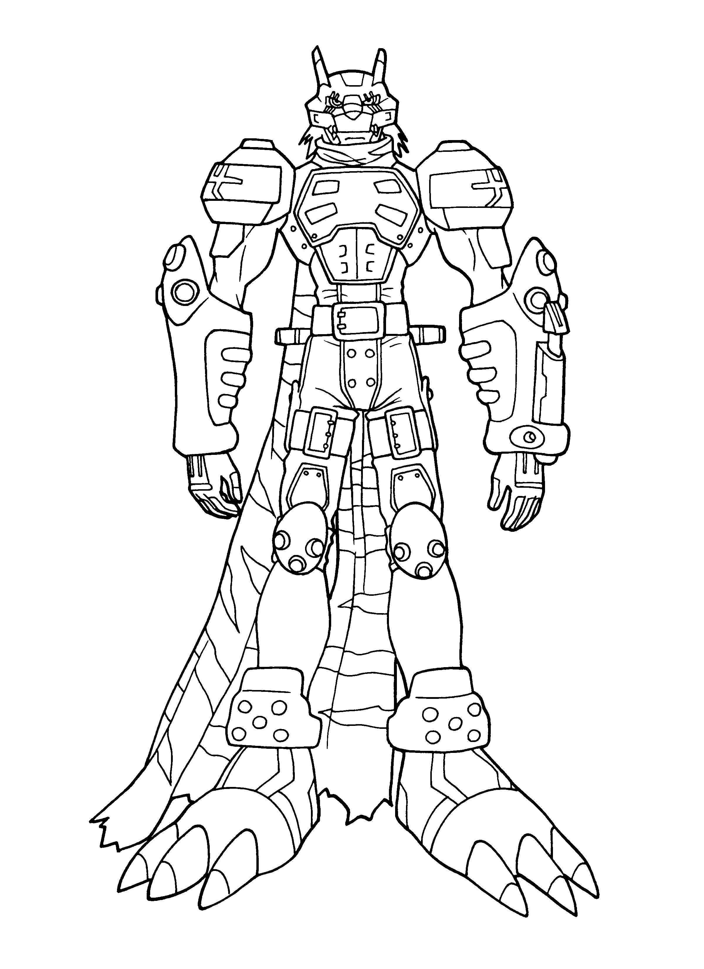 Coloring Page - Digimon coloring pages 82