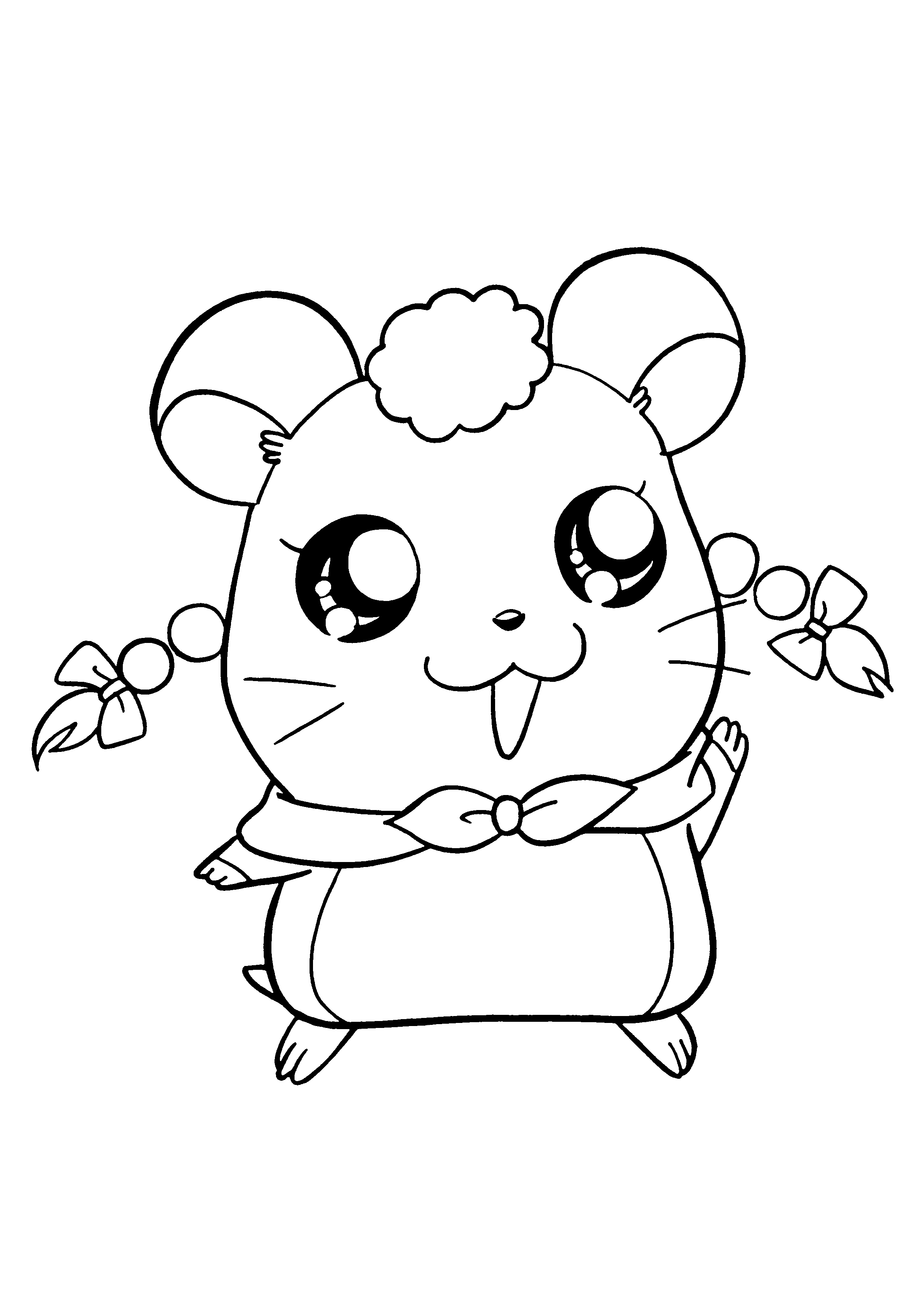 Coloring Page - Hamtaro coloring pages 131