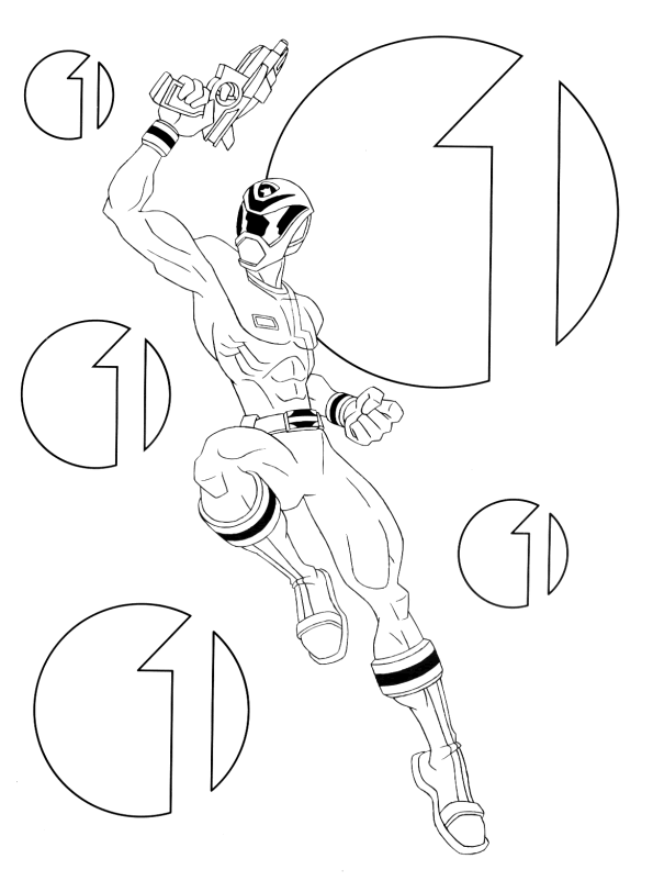 Coloring Page - Power rangers coloring pages 45