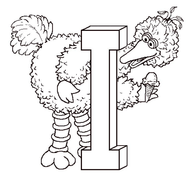Coloring Page - Sesamplanet coloring pages 24