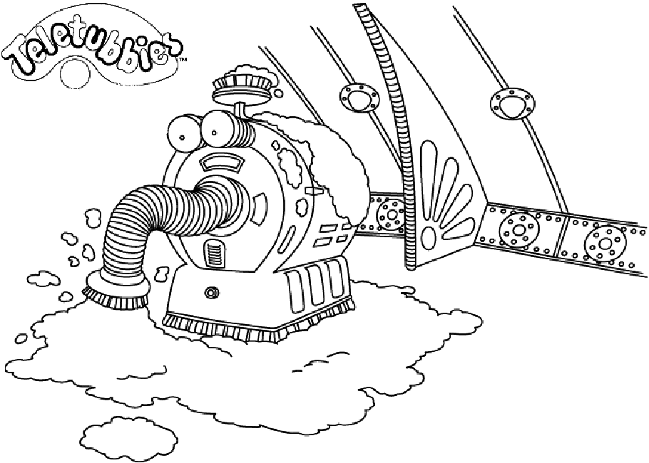Coloring Page - Teletubbies coloring pages 20