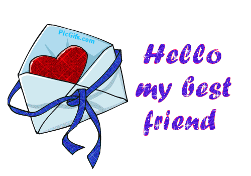 Hello my best friend Graphic Animated Gif - Animaatjes hello my best ...